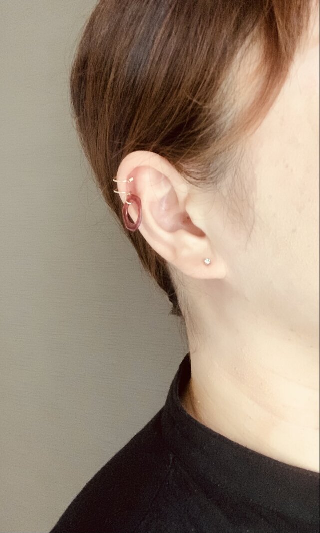 14kgf clear ＊ magenta | iichi ハンドメイド・クラフト作品・手仕事品の通販