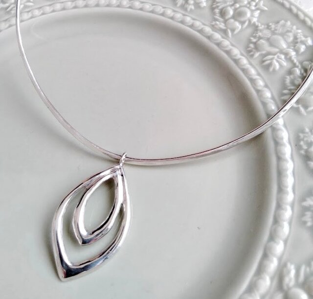 SILVER950のチョーカーネックレス（1点のみ） | iichi ハンドメイド・クラフト作品・手仕事品の通販
