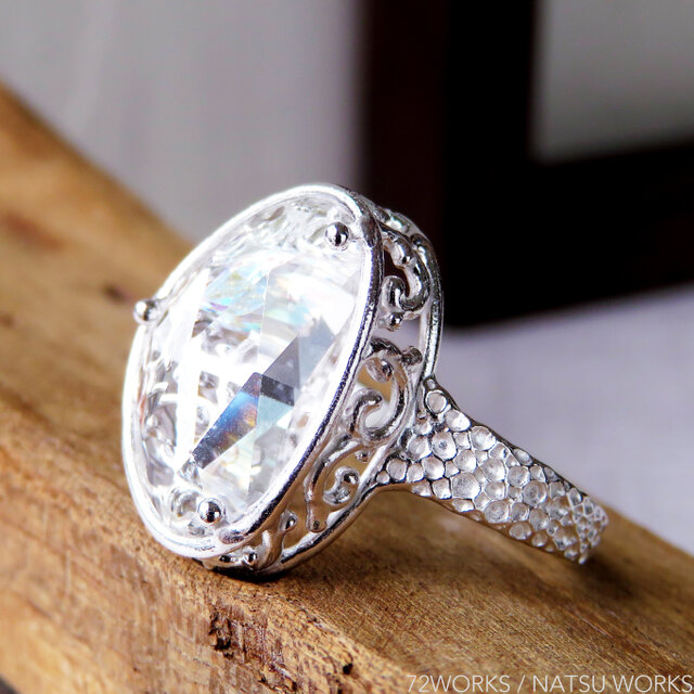 クォーツ＆トパーズ リング ＊ Quartz and Topaz Ring b | iichi 日々の暮らしを心地よくするハンドメイドやアンティークのマーケットプレイス