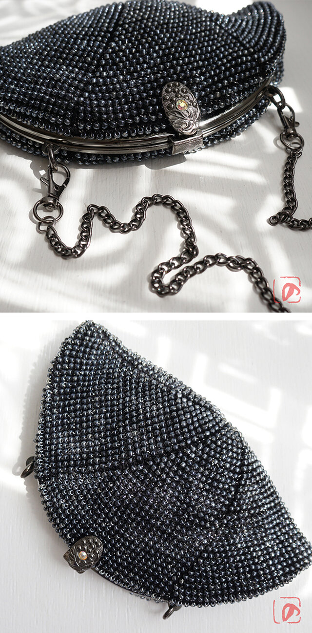 ばあば作☆キラキラプチバッグ（magnifique・1532） | iichi 日々の暮らしを心地よくするハンドメイドやアンティークのマーケットプレイス