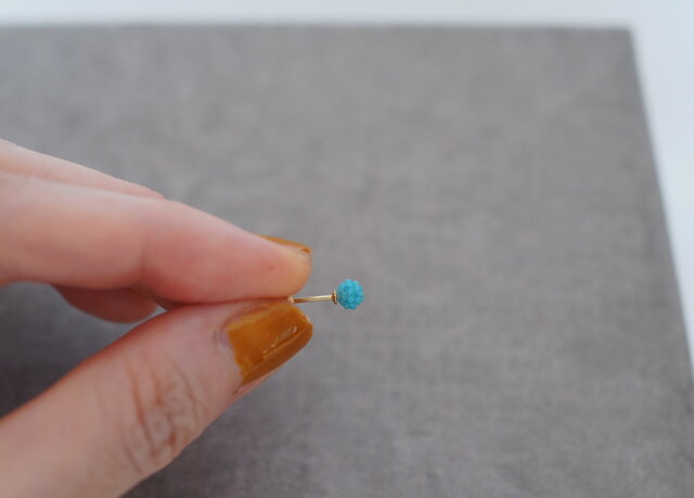 odango pierce ミズイロ | iichi ハンドメイド・クラフト作品・手仕事品の通販