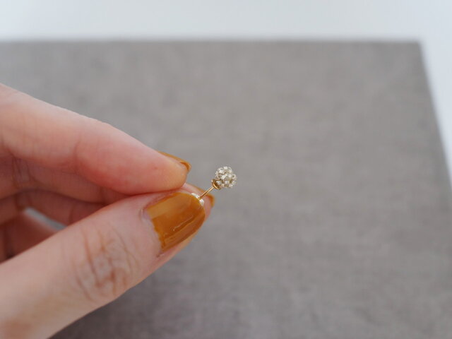 odango pierce シルバー | iichi ハンドメイド・クラフト作品・手仕事品の通販