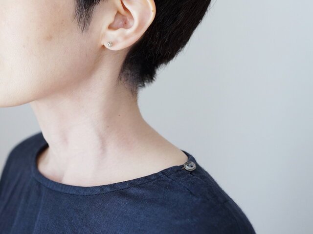 odango pierce シルバー | iichi ハンドメイド・クラフト作品・手仕事品の通販