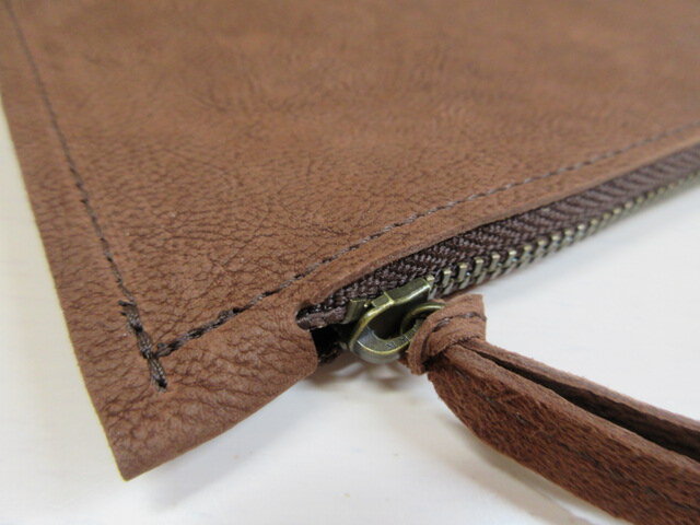 ゴートスキン・A6対応・フラットマルチケース・ダークブラウン・0248 | iichi ハンドメイド・クラフト作品・手仕事品の通販