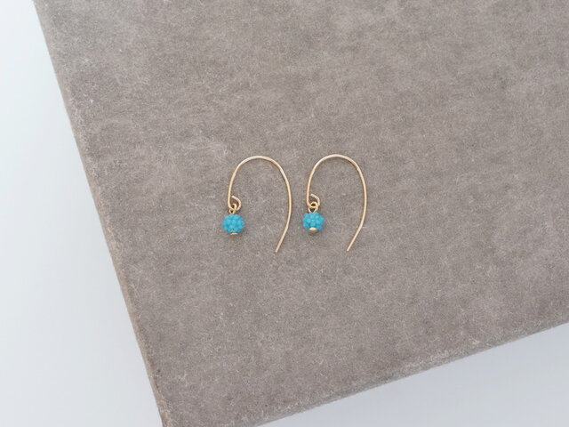 odango pierce 2 ミズイロ | iichi ハンドメイド・クラフト作品・手仕事品の通販