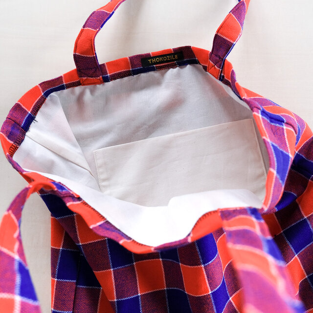 マサイファブリック トートバッグ Massai Blanket | iichi ハンドメイド・クラフト作品・手仕事品の通販