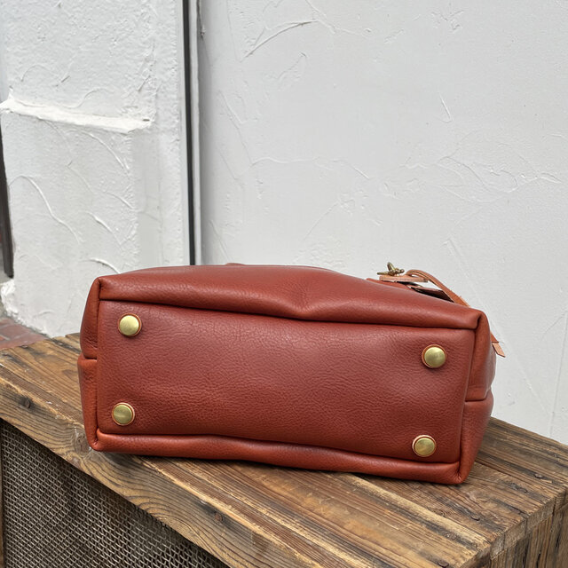 halb-mini-タン×ブラウン（倉敷帆布×イタリアンレザートートバッグ） | iichi ハンドメイド・クラフト作品・手仕事品の通販