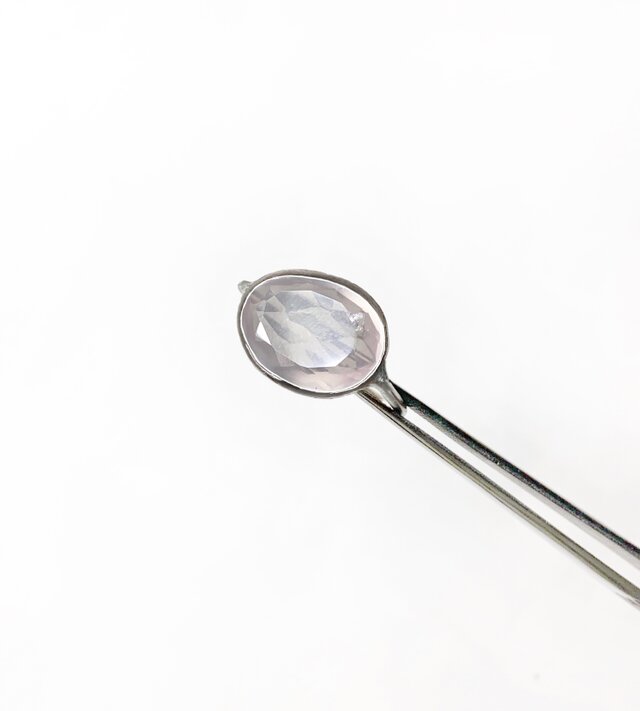 一点もの SV Rose Quartz リング/ 受注制作 | iichi ハンドメイド・クラフト作品・手仕事品の通販