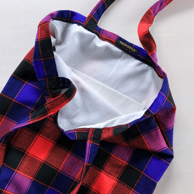 マサイファブリック トートバッグ Massai Blanket | iichi ハンドメイド・クラフト作品・手仕事品の通販