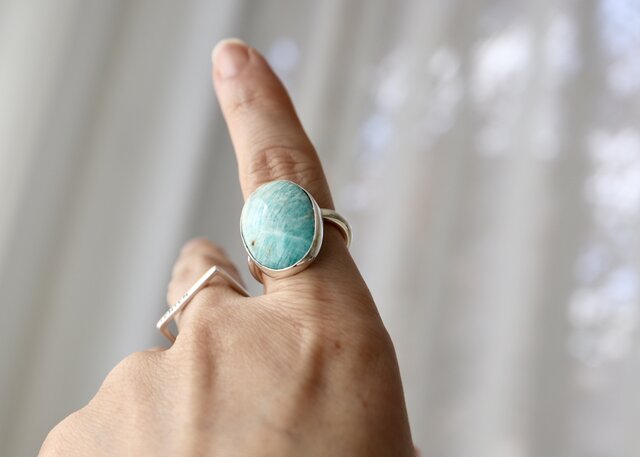 アマゾンからのblue gift ring | iichi ハンドメイド・クラフト作品・手仕事品の通販