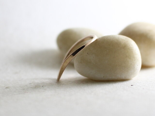 ピンクゴールドK18リング 0019 | iichi ハンドメイド・クラフト作品・手仕事品の通販