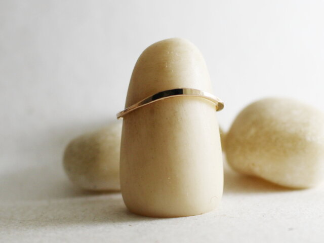 ピンクゴールドK18リング 0019 | iichi ハンドメイド・クラフト作品・手仕事品の通販