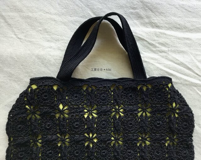 Octa-Bag (Motif&Black) | iichi ハンドメイド・クラフト作品・手仕事品の通販