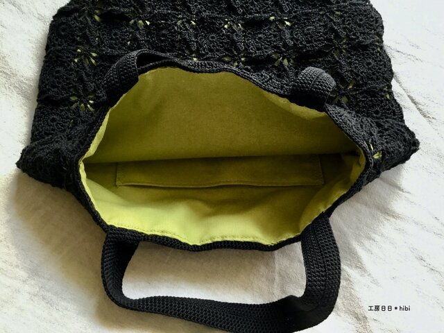 Octa-Bag (Motif&Black) | iichi ハンドメイド・クラフト作品・手仕事品の通販