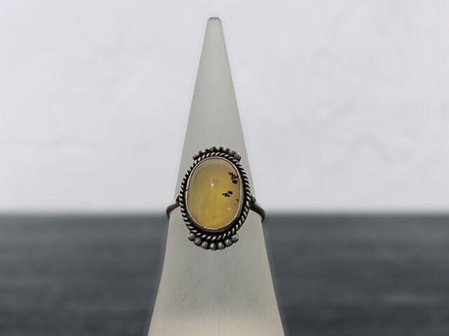 Yellow Opal ring #11 | iichi ハンドメイド・クラフト作品・手仕事品の通販