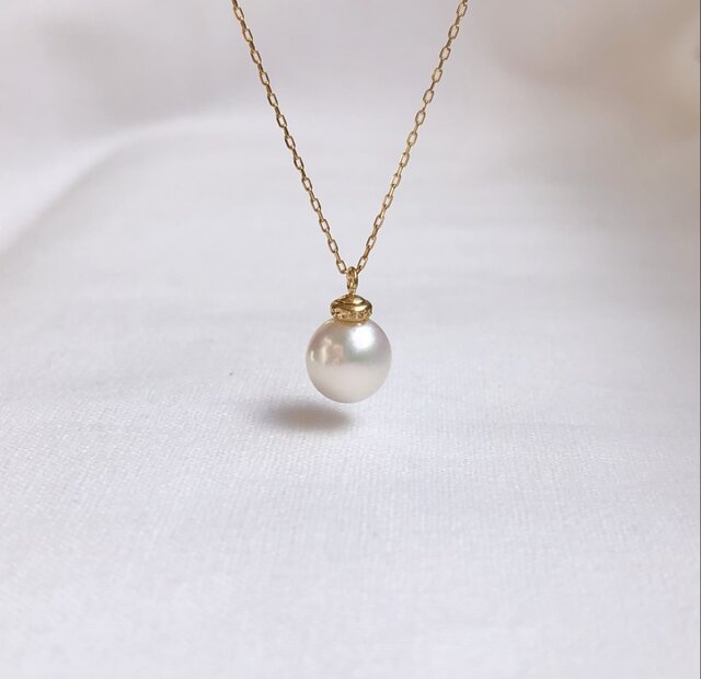 あこや真珠 K18 ピアス cr | iichi ハンドメイド・クラフト作品・手仕事品の通販