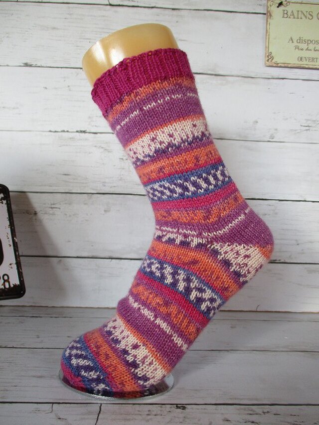 冷え取りソックス Opal Joy 9983 & KFS なでしこ | iichi ハンドメイド・クラフト作品・手仕事品の通販