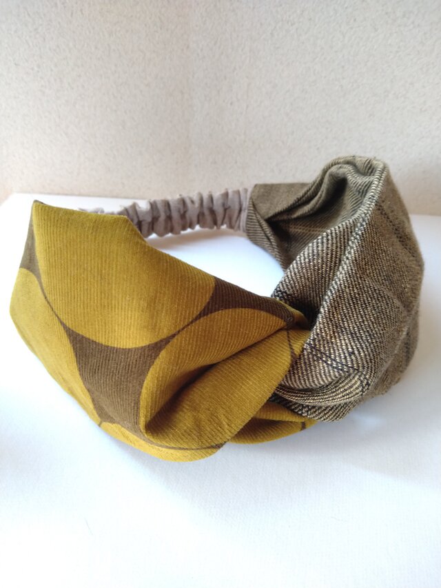 コーデュロイヘアバンド No178 | iichi ハンドメイド・クラフト作品・手仕事品の通販