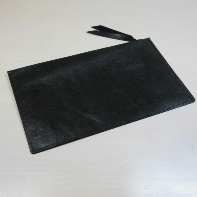 希少カンガルーレザー・A6対応・フラットマルチケース・0262 | iichi ハンドメイド・クラフト作品・手仕事品の通販