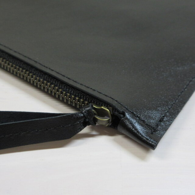 希少カンガルーレザー・A6対応・フラットマルチケース・0262 | iichi ハンドメイド・クラフト作品・手仕事品の通販