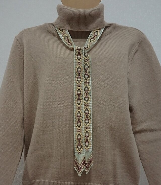 ラリエット L-0076 | iichi ハンドメイド・クラフト作品・手仕事品の通販