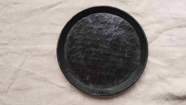 丸トレー300 黒 #0343 | iichi ハンドメイド・クラフト作品・手仕事品の通販