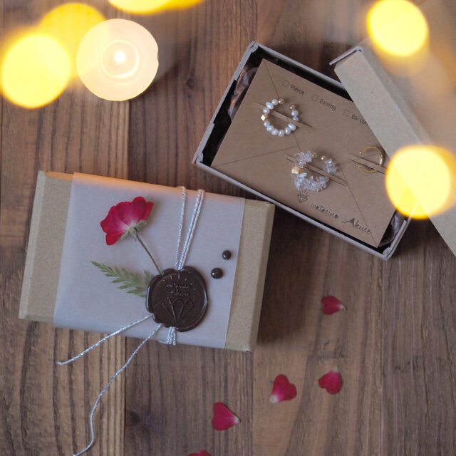 \ バレンタイン・ホワイトデーギフト／ イヤーカフ3set | 期間限定ラッピング - EC-Set2 | iichi ハンドメイド・クラフト作品・手仕事品の通販