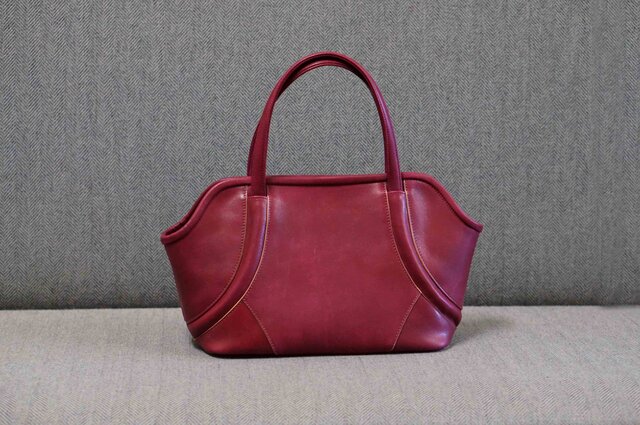 新作トートS#⁂サンプル価格品＃ESTRELA-wine | iichi ハンドメイド・クラフト作品・手仕事品の通販