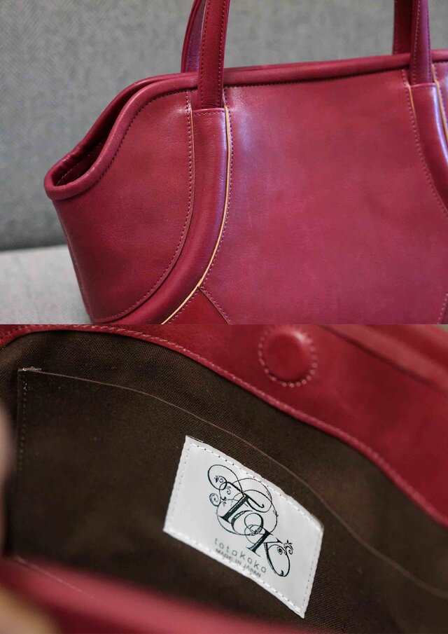新作トートS#⁂サンプル価格品＃ESTRELA-wine | iichi ハンドメイド・クラフト作品・手仕事品の通販