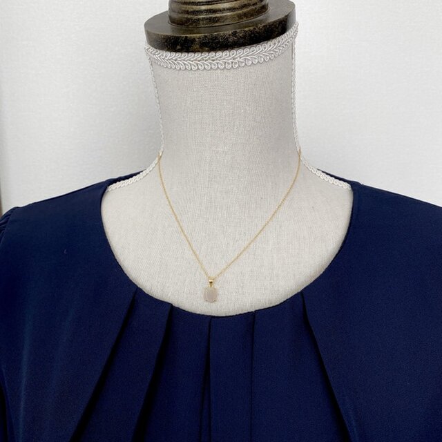 天然オパールネックレス☆オーストラリアMintabie産原石から磨きました！ | iichi ハンドメイド・クラフト作品・手仕事品の通販