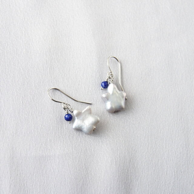 Starry Sky（pierce） | iichi ハンドメイド・クラフト作品・手仕事品の通販