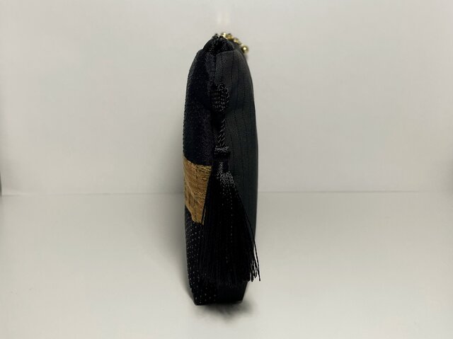 パッチワークのポーチ/16cmファスナー/インテリア生地×着物生地（P16-06） | iichi ハンドメイド・クラフト作品・手仕事品の通販