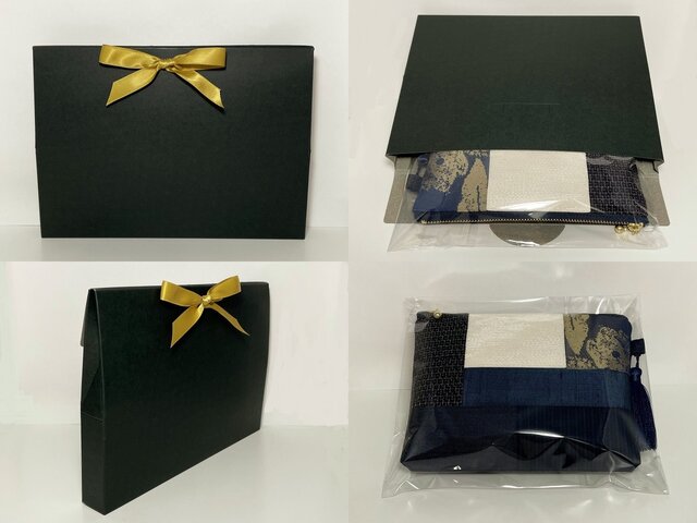 パッチワークのポーチ/16cmファスナー/インテリア生地×着物生地（P16-06） | iichi ハンドメイド・クラフト作品・手仕事品の通販