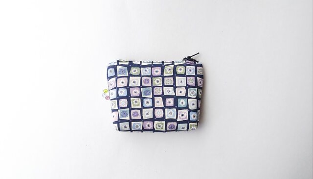 豆ポーチ リバティ Joshua | iichi ハンドメイド・クラフト作品・手仕事品の通販