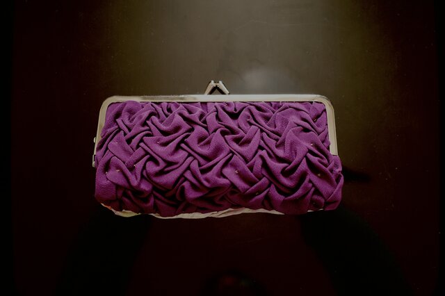 大正着物・縮緬（ちりめん）Smockingがま口 | iichi ハンドメイド・クラフト作品・手仕事品の通販