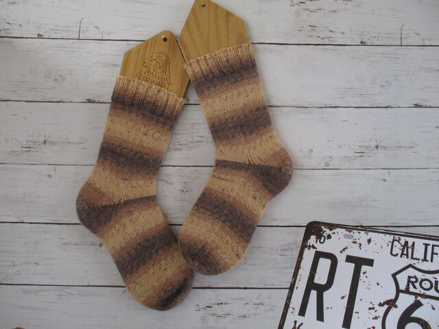 冷え取りソックス Austermann Step 334：ナッツ | iichi ハンドメイド・クラフト作品・手仕事品の通販