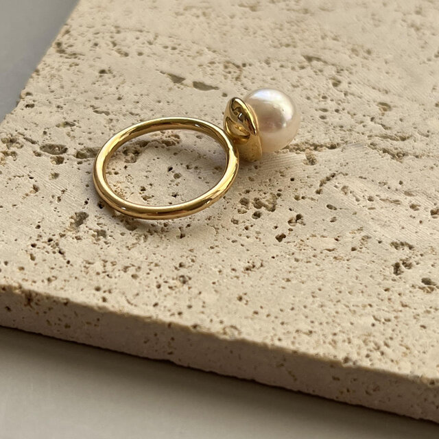 【chocolat】18kgp truffle ring1 | iichi ハンドメイド・クラフト作品・手仕事品の通販