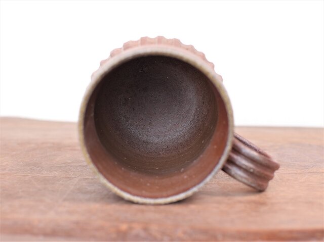 備前焼 コーヒーカップ(鎬) c11-031 | iichi ハンドメイド・クラフト作品・手仕事品の通販