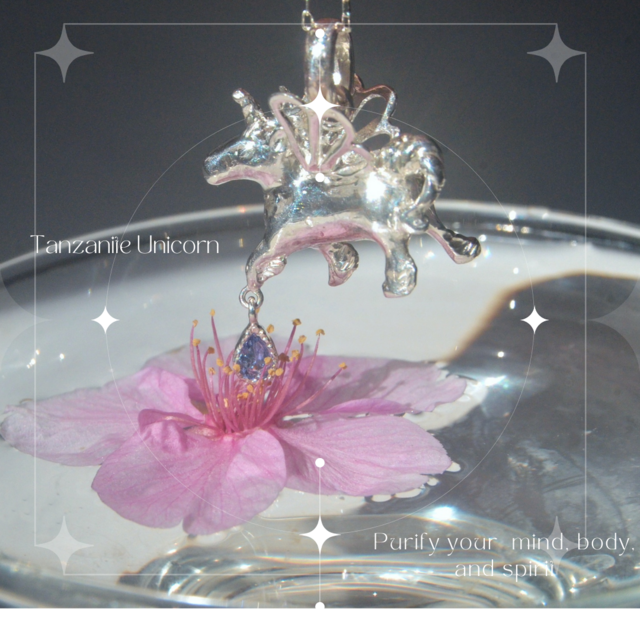 受注制作 Tanzanite Unicorn | iichi ハンドメイド・クラフト作品・手仕事品の通販