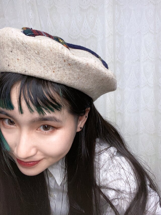 original kitting beret meikeiin handmade5 | iichi ハンドメイド・クラフト作品・手仕事品の通販
