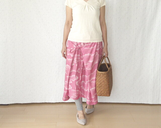 4wayラップスカート | iichi ハンドメイド・クラフト作品・手仕事品の通販