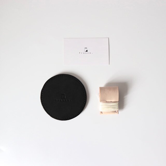 【コーヒーブレイク】×【愛着】ホームクラフトキット leather coaster | iichi ハンドメイド・クラフト作品・手仕事品の通販