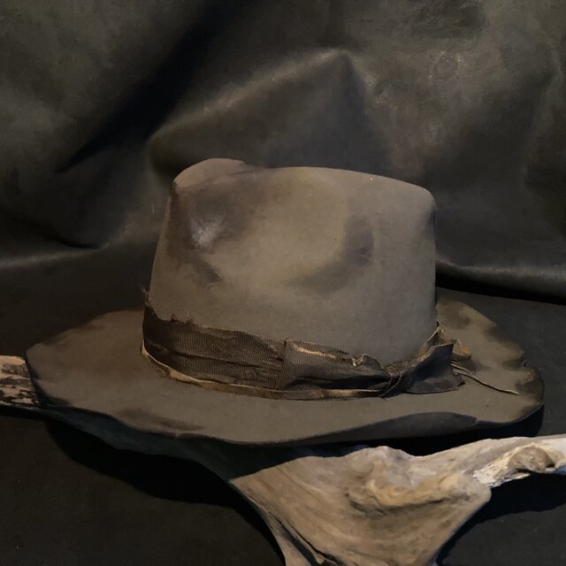 Flutter brown hat | iichi ハンドメイド・クラフト作品・手仕事品の通販