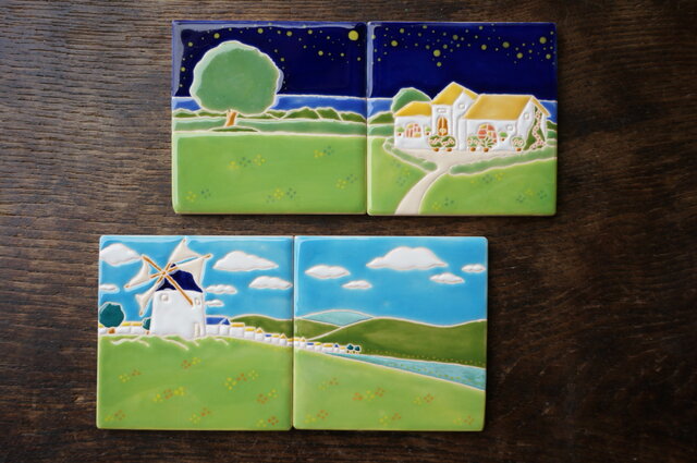 星空と家 Cielo Estrellado y Casa | iichi ハンドメイド・クラフト作品・手仕事品の通販