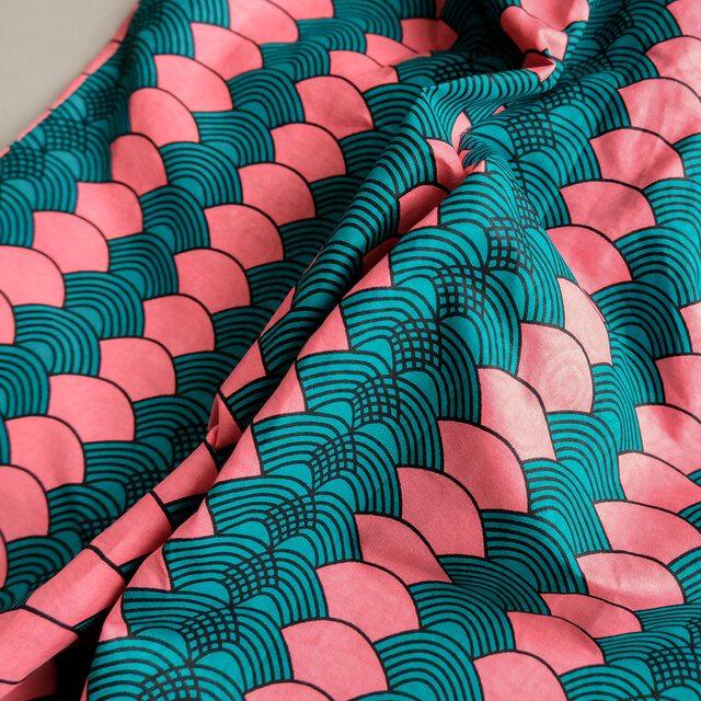 アフリカンワックスプリント バルーンパンツ Pinki | iichi ハンドメイド・クラフト作品・手仕事品の通販