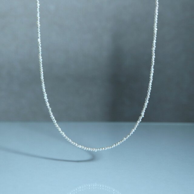 Pearl necklace「Seaside bubbles」 | iichi ハンドメイド・クラフト作品・手仕事品の通販