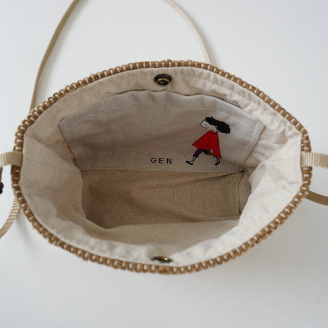 裂き織りのポシェット irodori | iichi 日々の暮らしを心地よくするハンドメイドやアンティークのマーケットプレイス