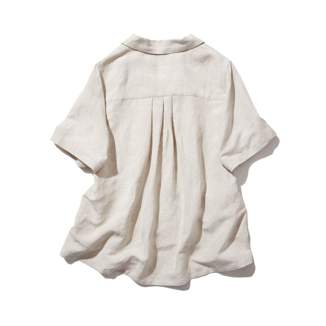 お得な2点セット コットンリネン開襟シャツ＋裏地付スカート 220511-2 210807-4 | iichi ハンドメイド・クラフト作品・手仕事品の通販