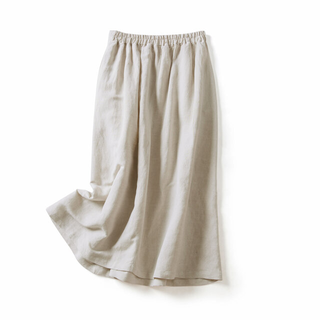 お得な2点セット コットンリネン開襟シャツ＋裏地付スカート 220511-2 210807-4 | iichi ハンドメイド・クラフト作品・手仕事品の通販