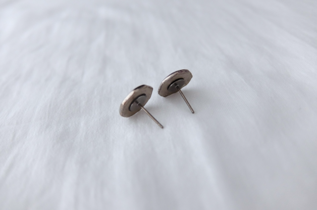 ピアス squarecut mint/pink | iichi ハンドメイド・クラフト作品・手仕事品の通販